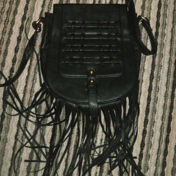Atmosphere | Bags | Atmosphere Black Faux Leather Saddlebag Crossbody ...